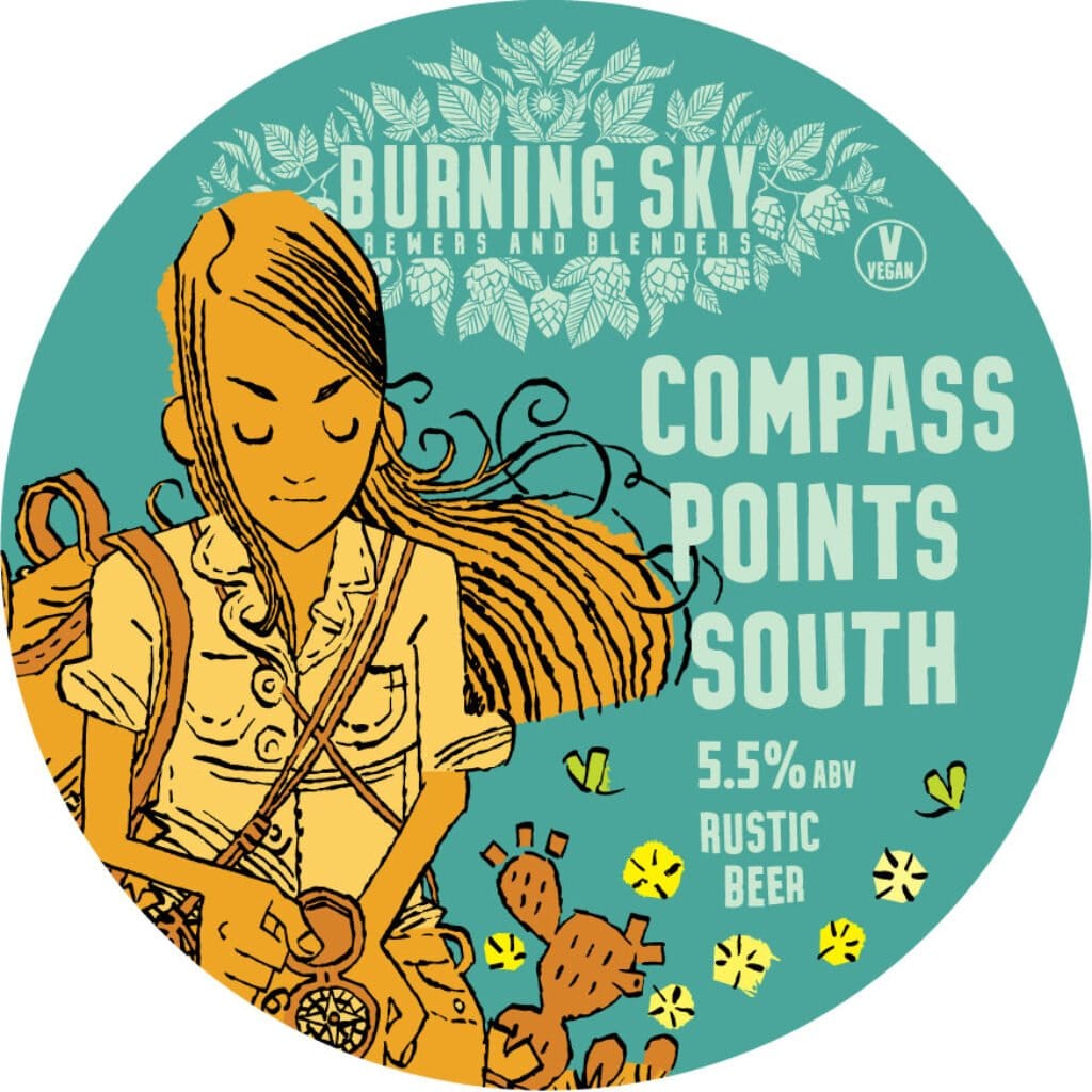 Compass Points South - Burning Sky
